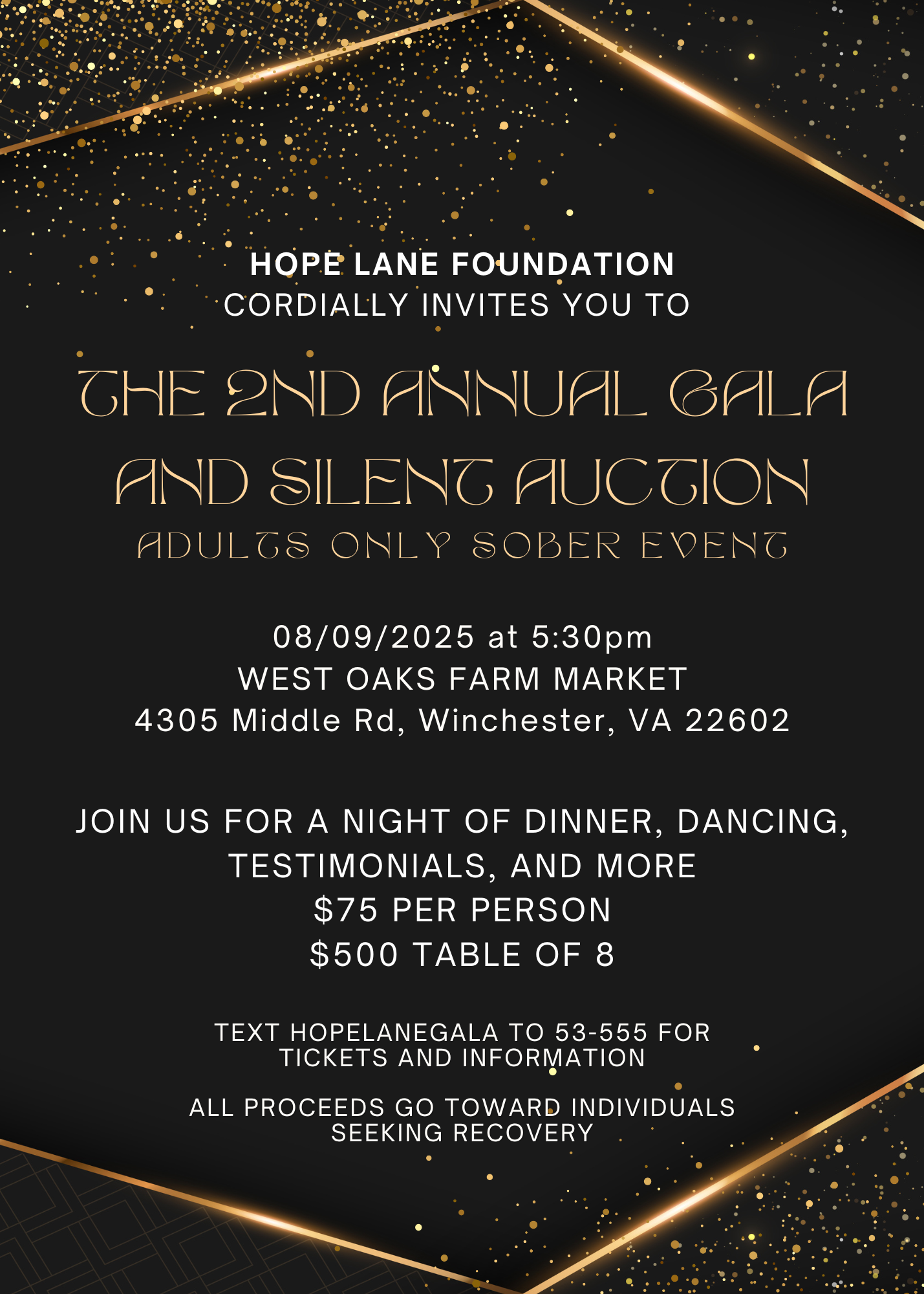 2nd Annual Hope Lane Gala and Silent Auction