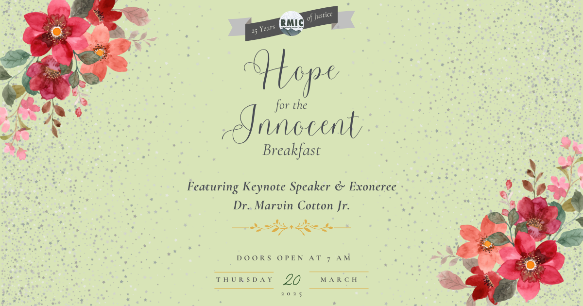 2025 Hope for the Innocent Breakfast