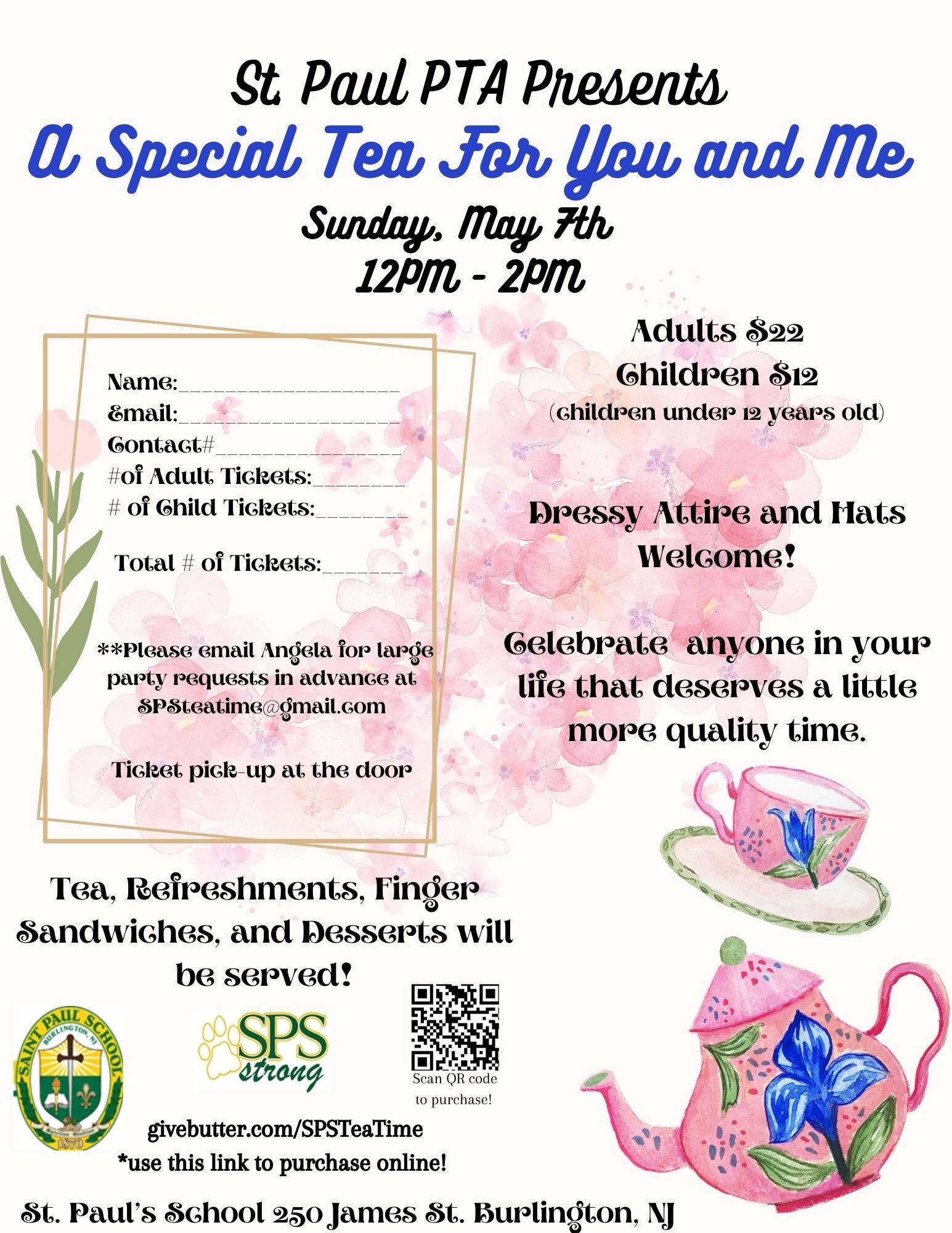 A Special Tea for You & Me