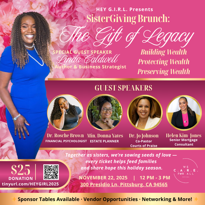 Hey G.I.R.L! presents 🌸 SisterGiving Brunch | We Care for All