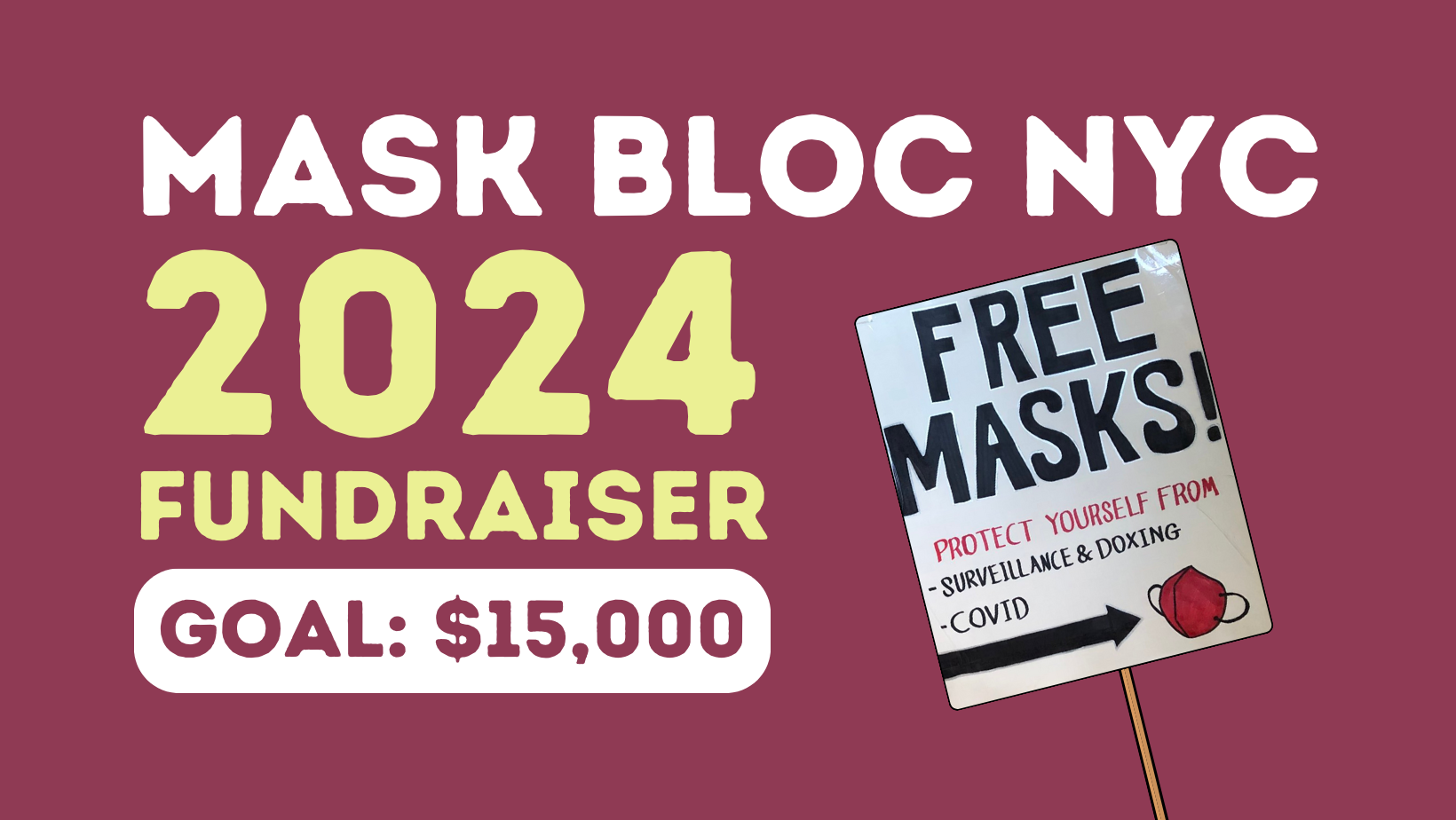 Mask Bloc NYC 2024 Fundraiser