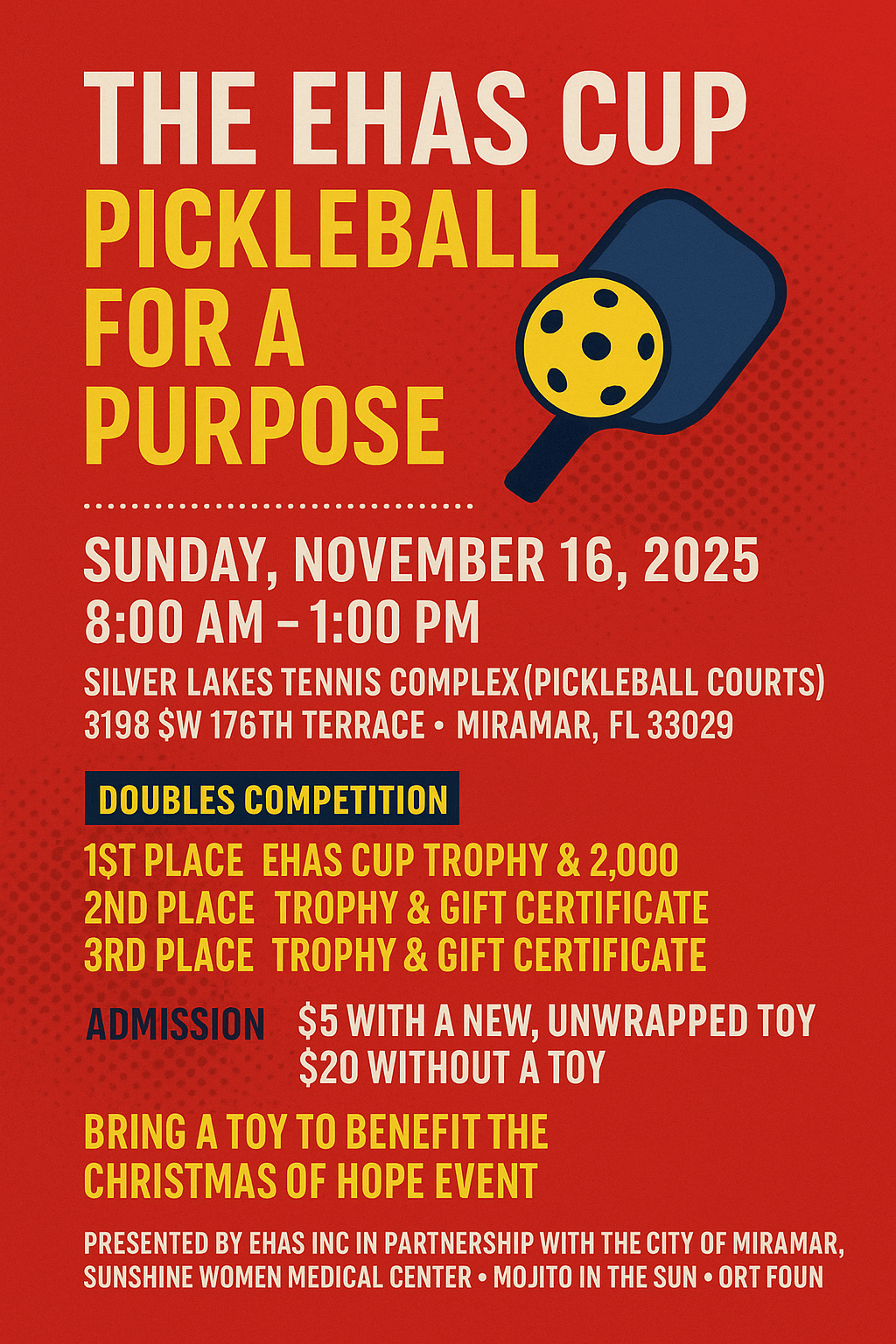 The EHAS Cup: Pickleball for a Purpose | Ehas Inc