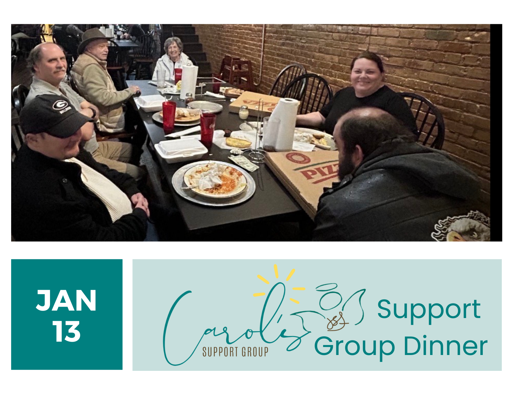 Carol’s Light Support Group Dinner at Logan’s Roadhouse | January 13 ...