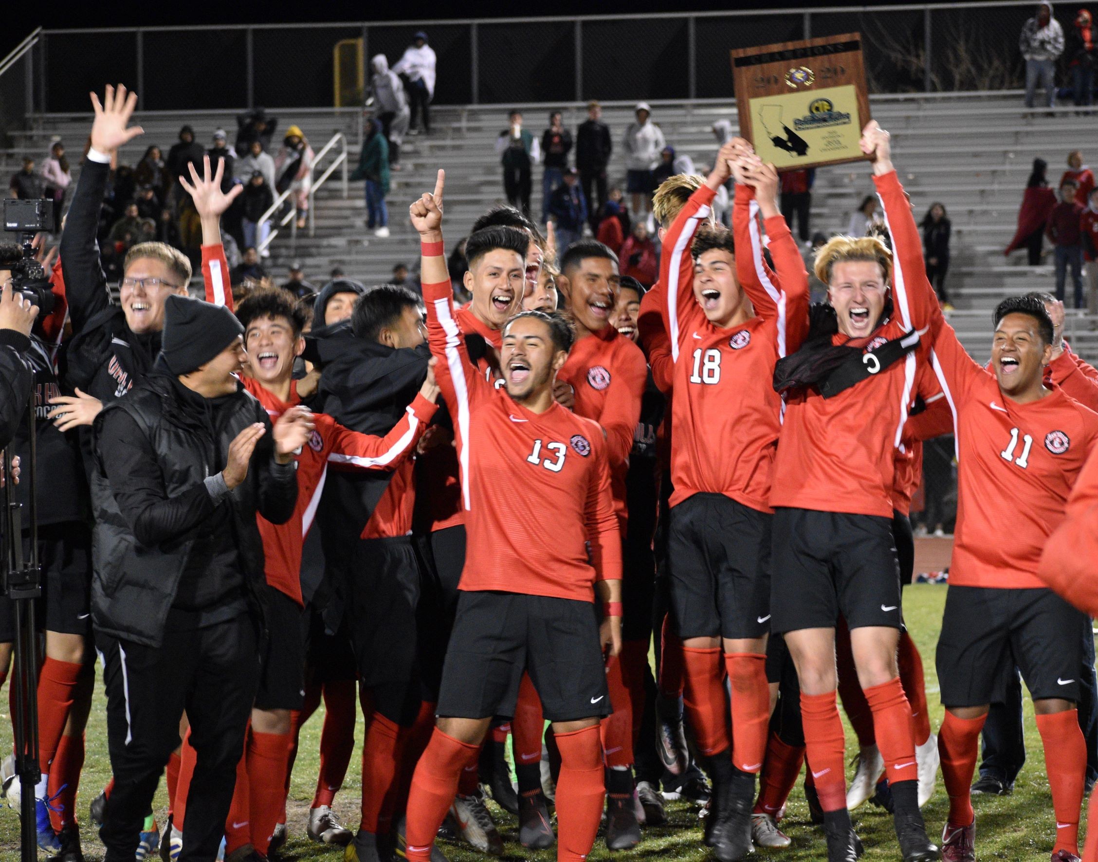 Oak Hills Boys Soccer CIF Champions