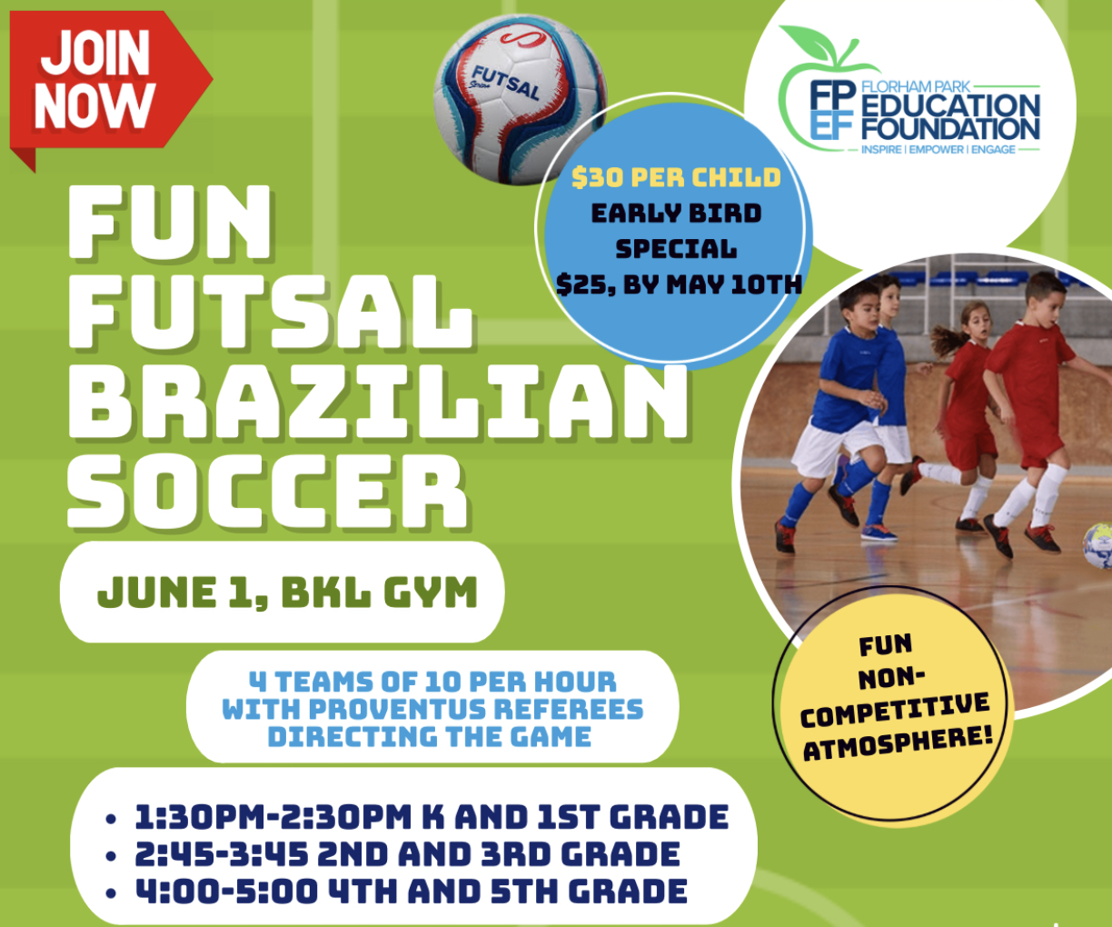 FPEF Futsal Fun | Florham Park Education Foundation Inc