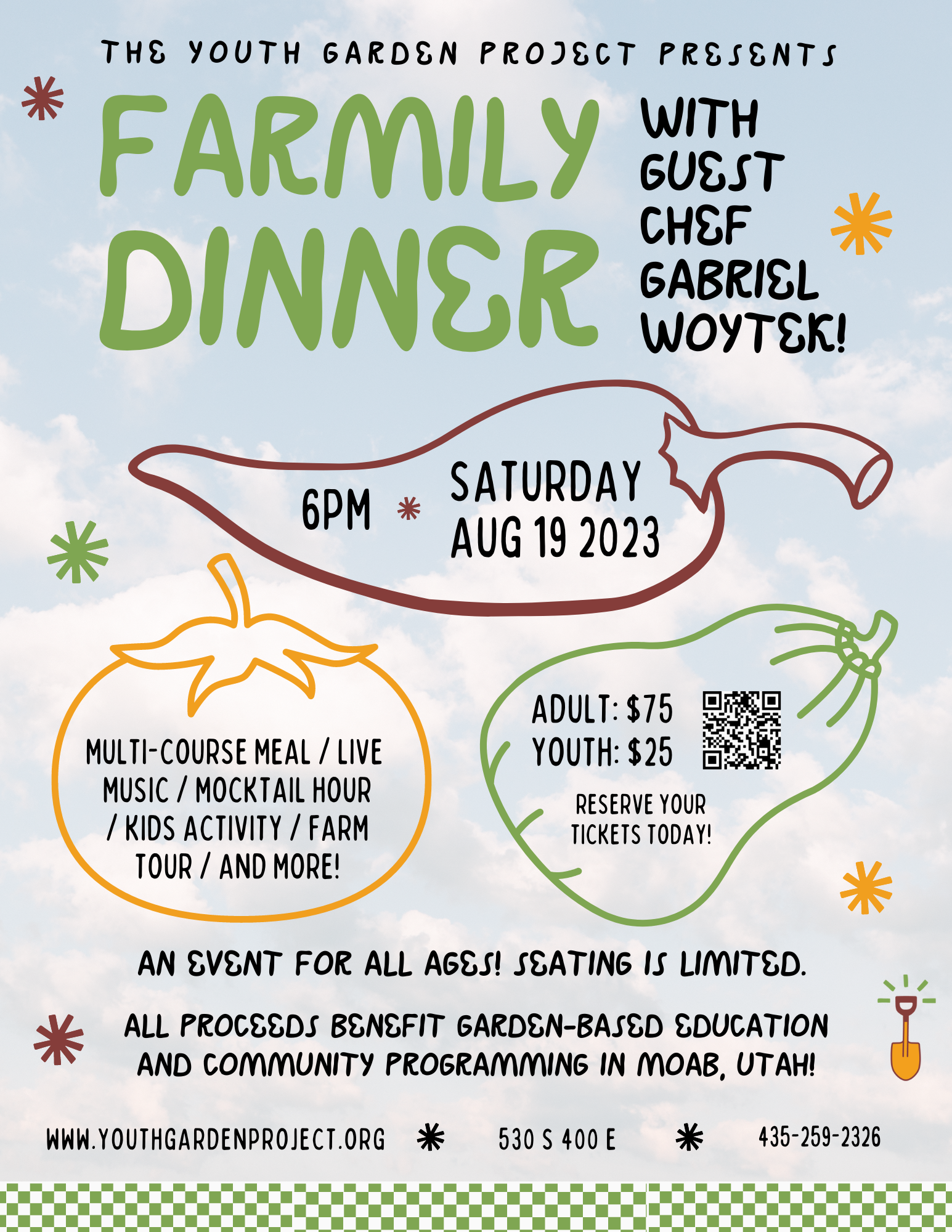 Farm To Table Dinner at the Youth Garden Project - In-Season ...