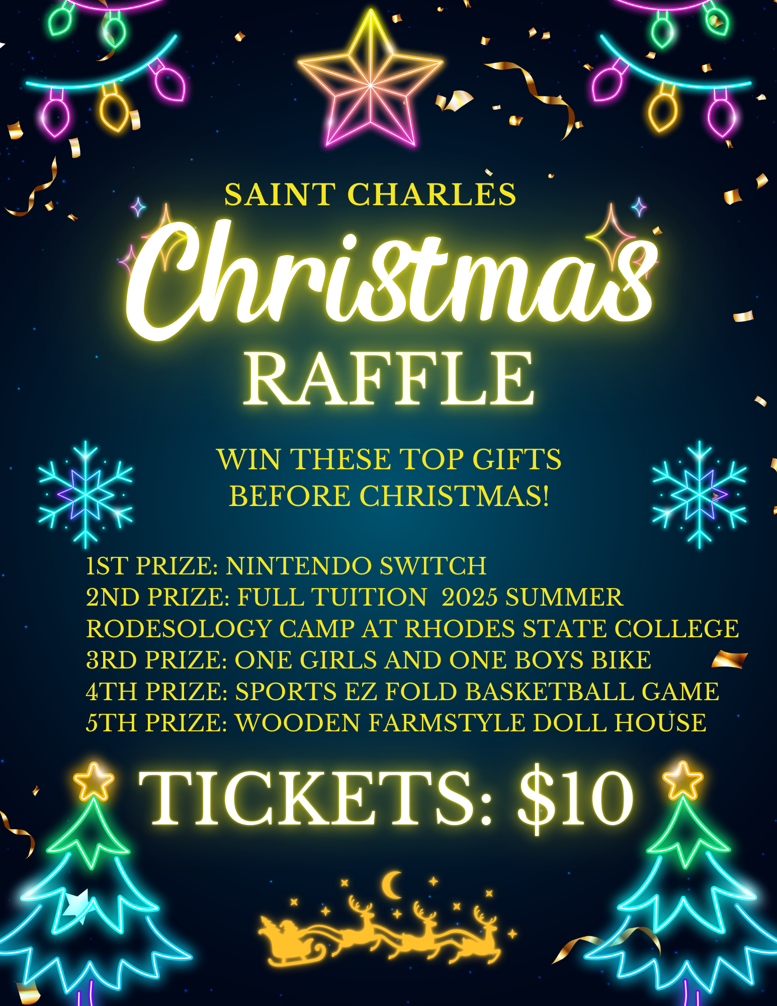 Saint Charles Christmas Raffle