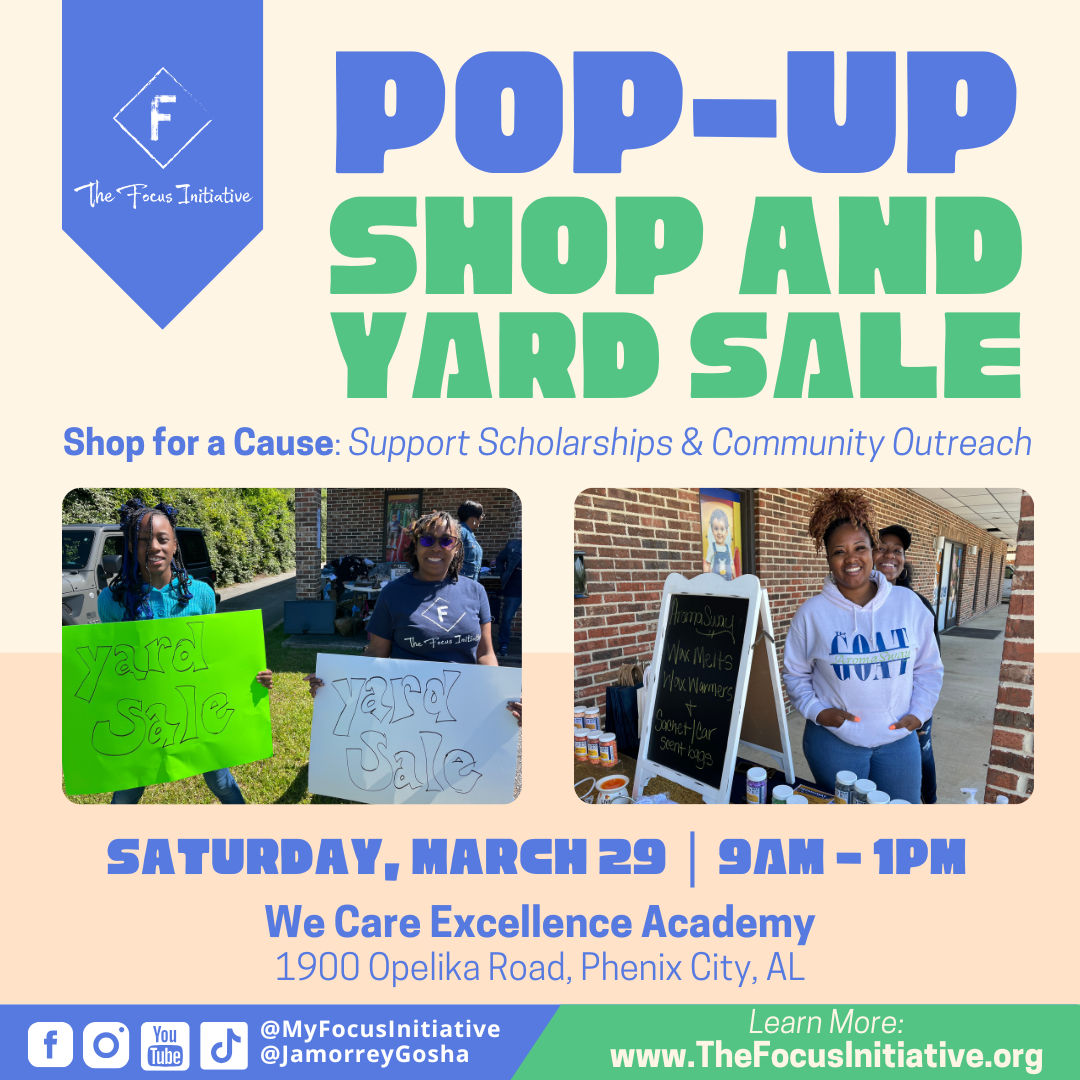 POP-UP Shop and Yard Sale | The Focus Initiative