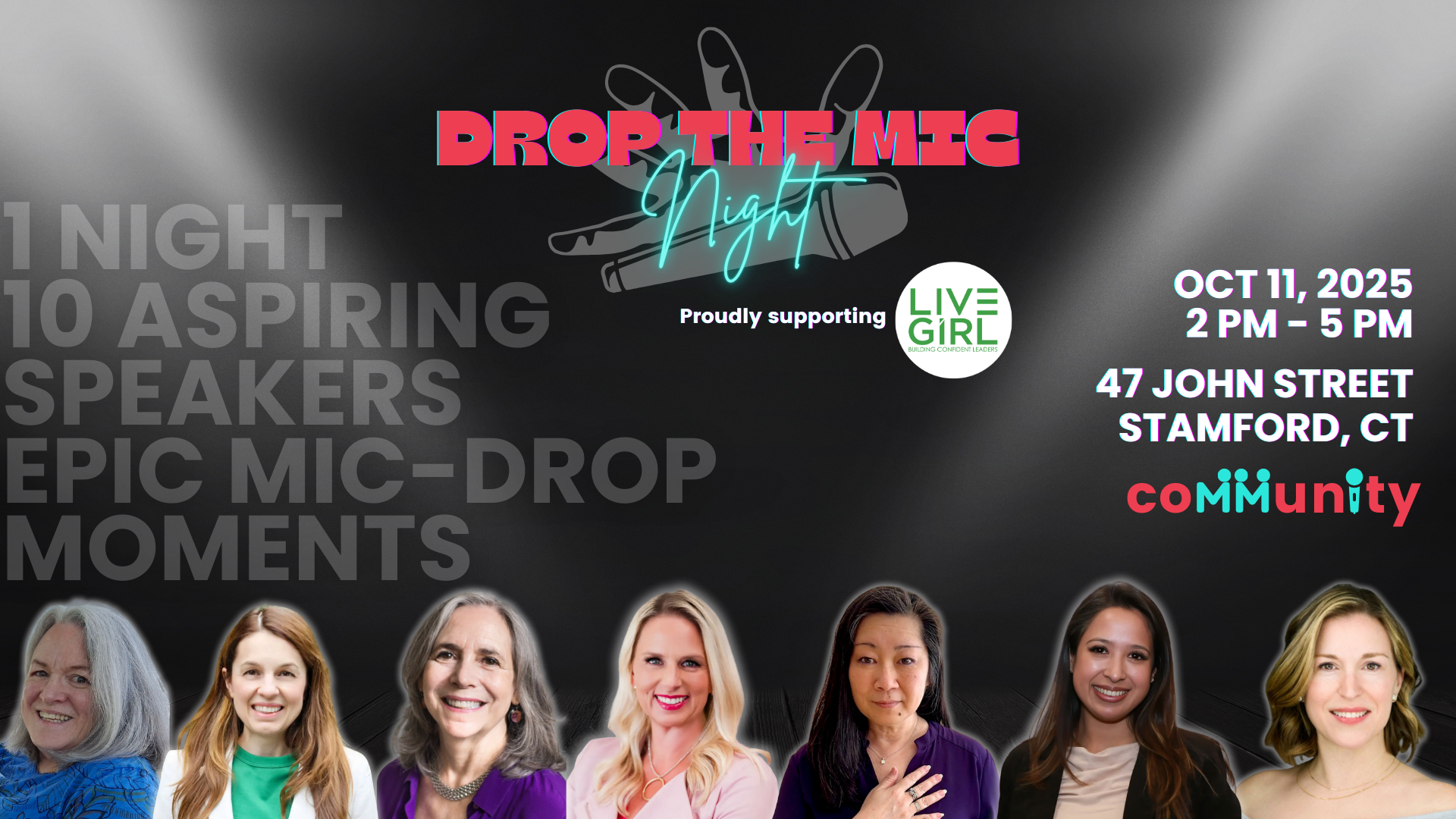 Drop the Mic Night - LiveGirl Sponsorships | LiveGirl