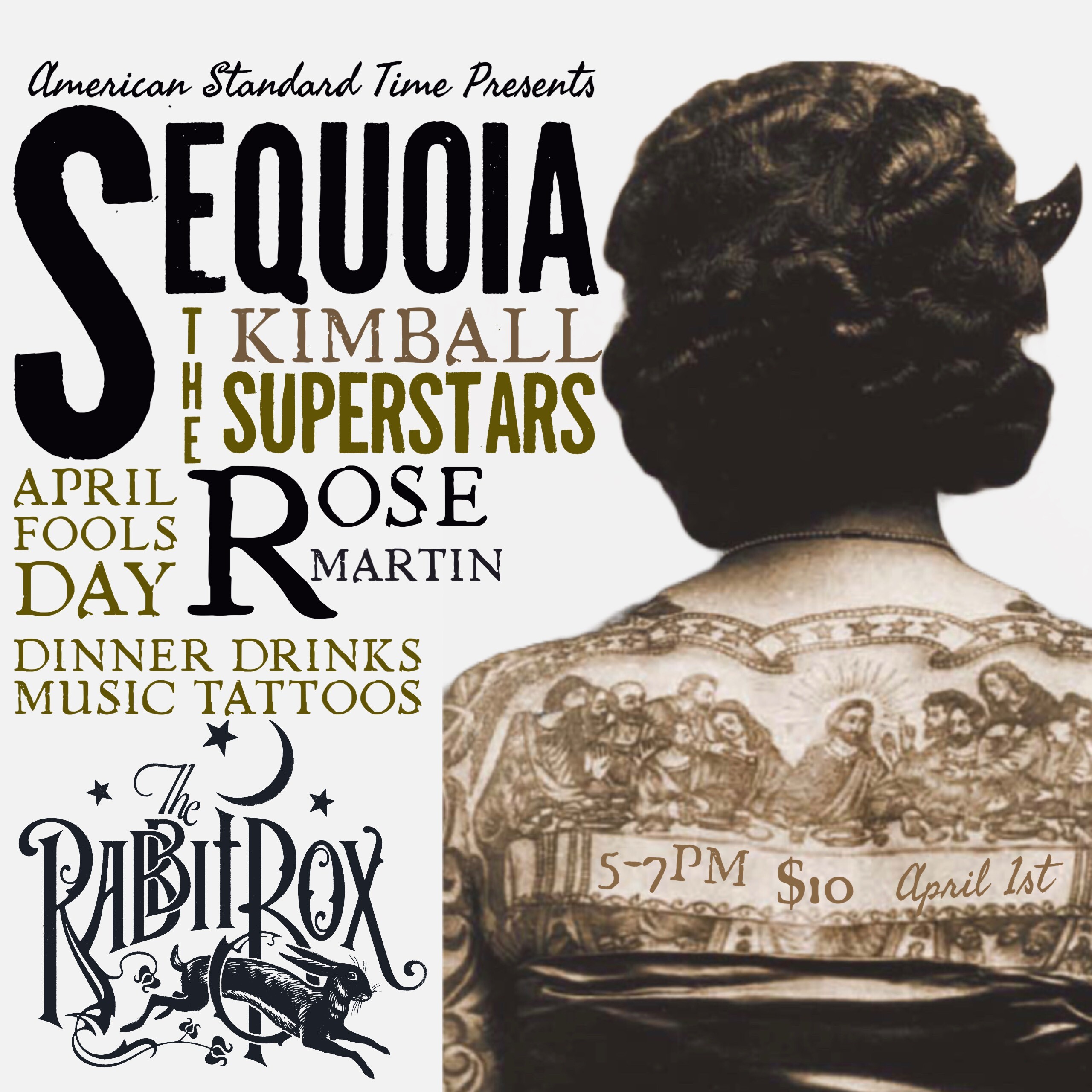 American Stand Time presents Sequoia, The Kimball Superstars, & Rose Martin