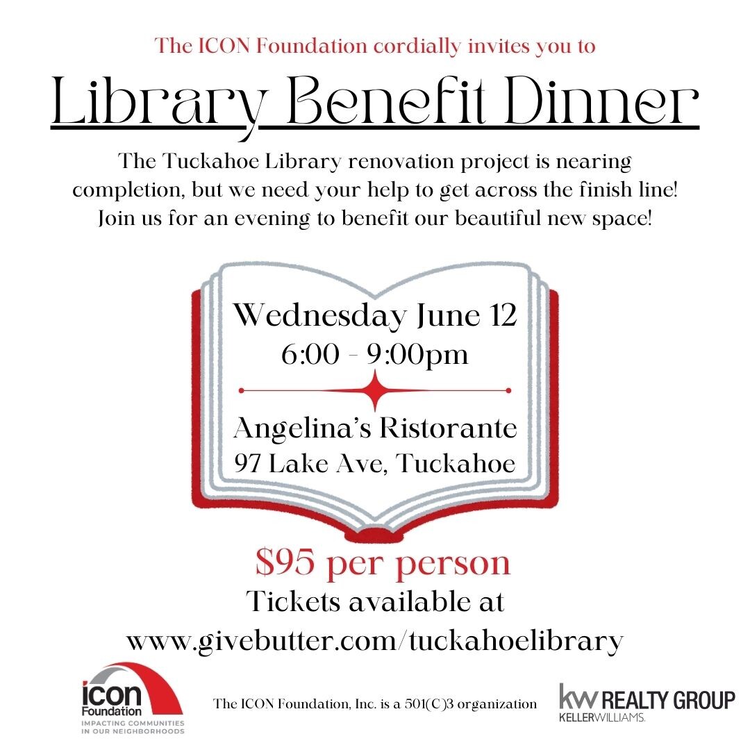 Tuckahoe Library Fundraiser | Icon Foundation Inc