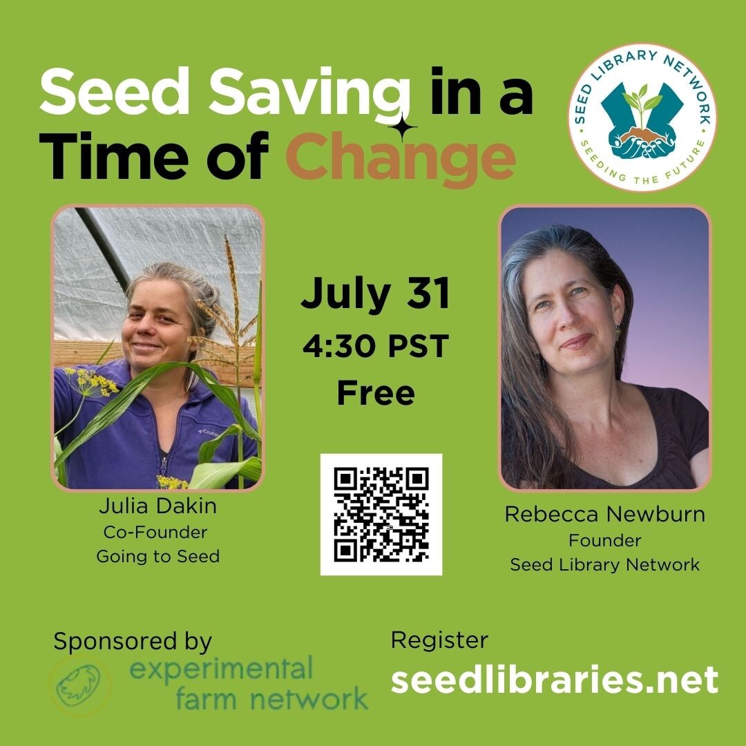Seed Saving in a Time of Change | Seed Library Network
