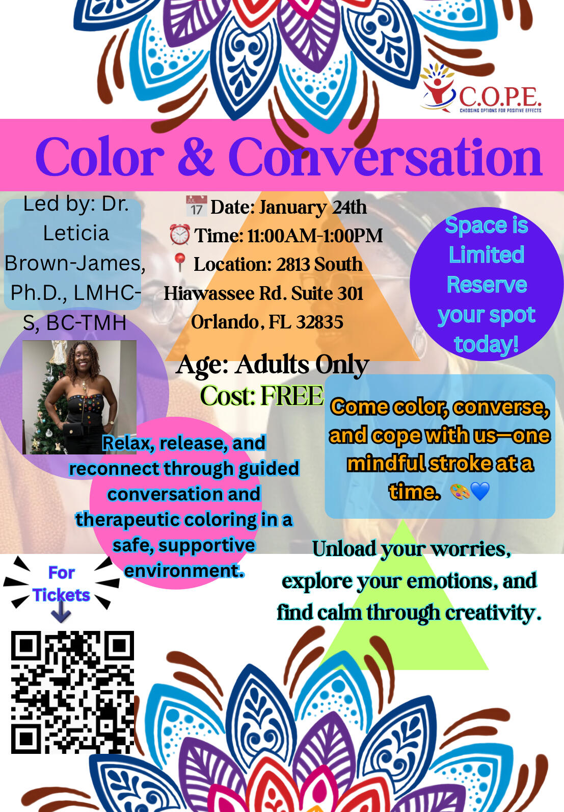Color & Conversation Orl 1.24.26 | C O P E Mind the Mental Inc