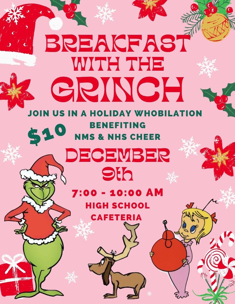 Racer Cheer Presents - Breakfast with The Grinch Pancake Breakfast