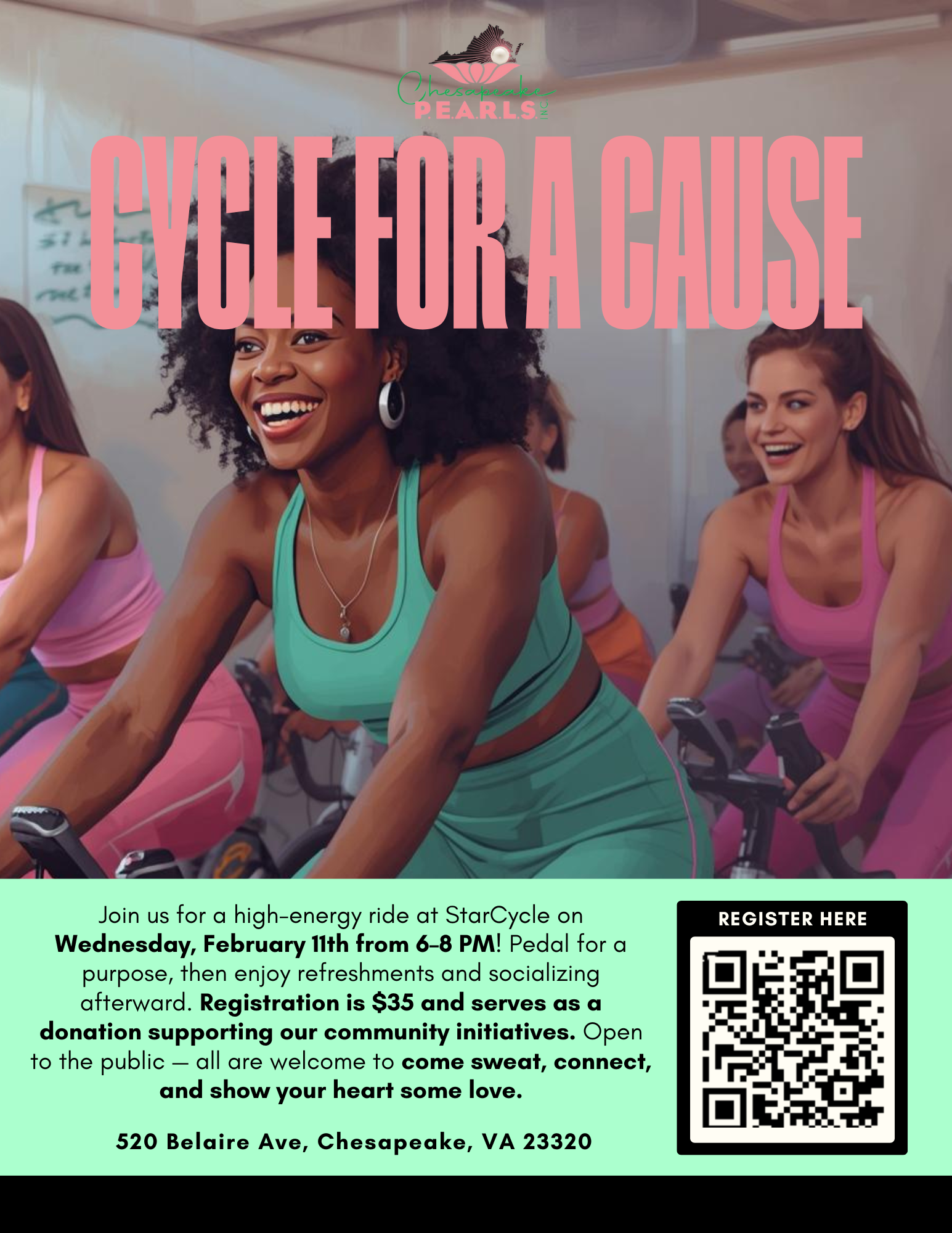 2026 Cycle for a Cause | Chesapeake P. E. A. R. L. S. Incorporated