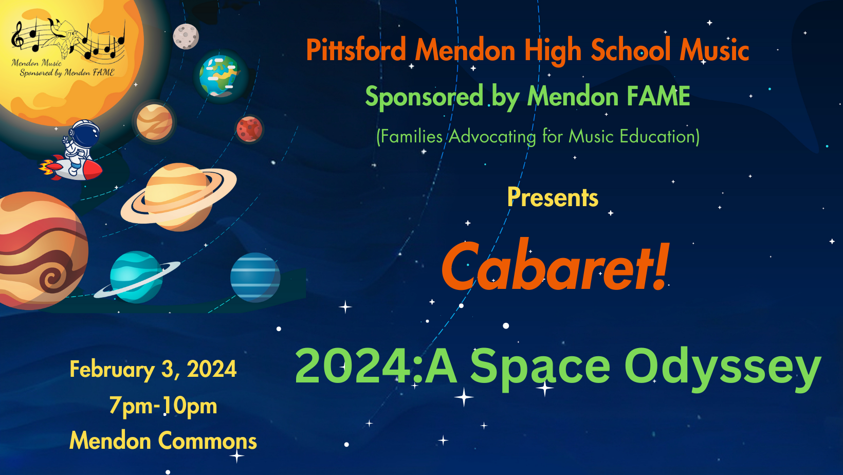 2024 Mendon High School's Cabaret