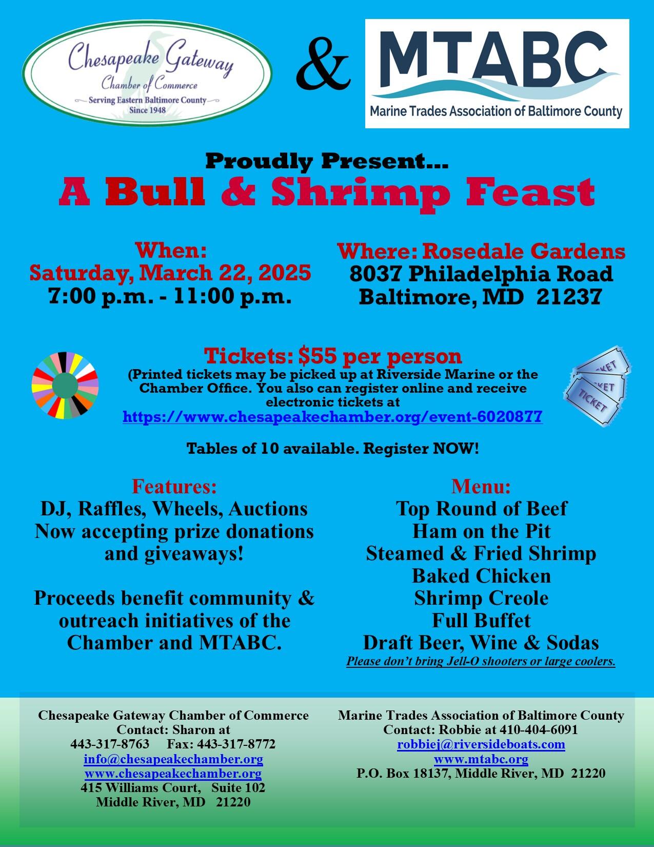 Bull and Shrimp Feast 2025