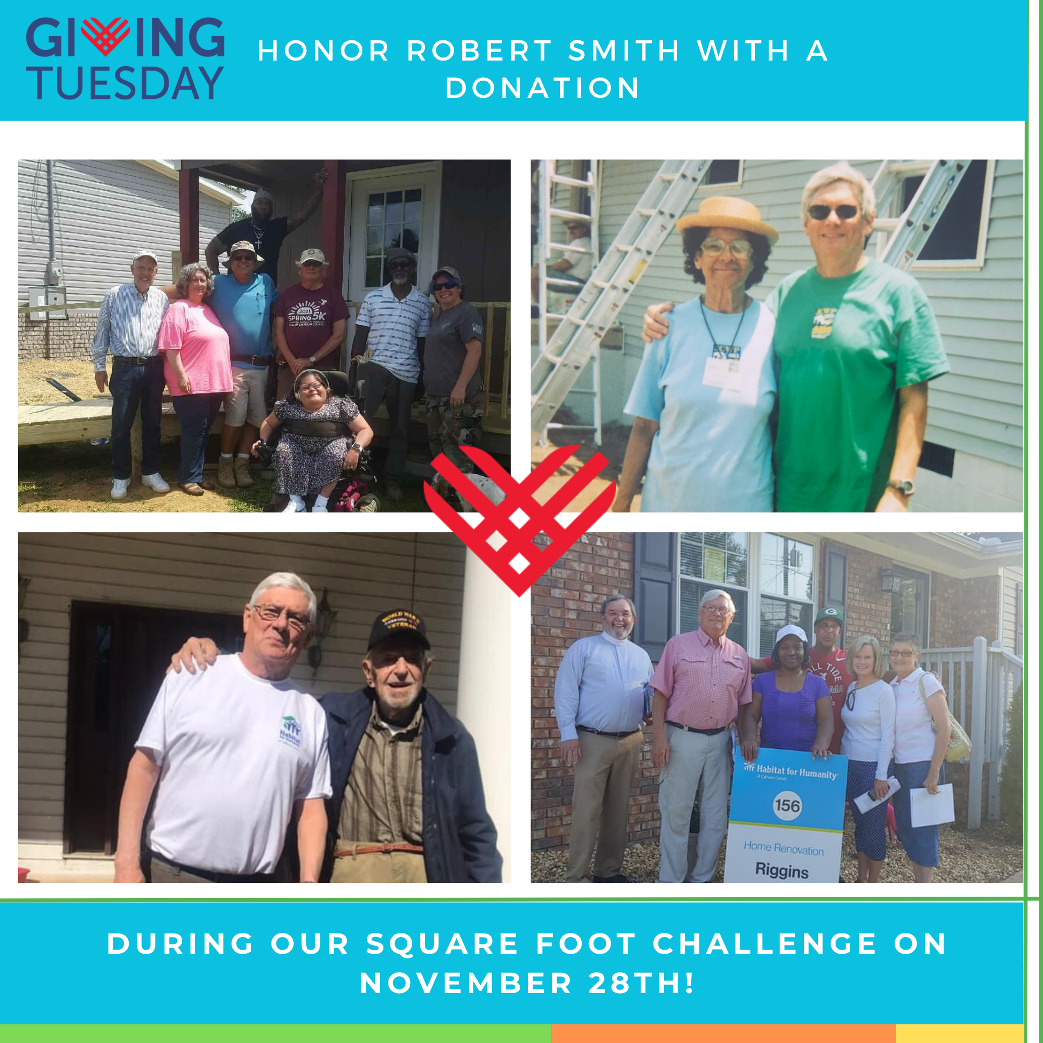 Square Foot Challenge Honoring Robert Smith | Calhoun Cleburne Habitat ...