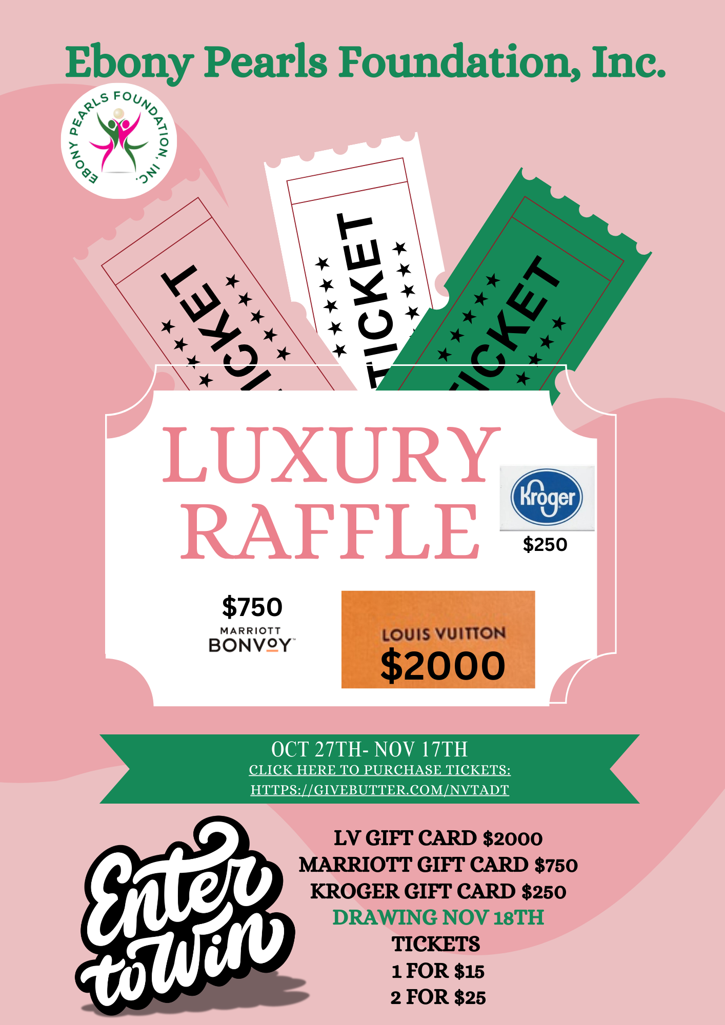 2024 Ebony Pearls Foundation Luxury Raffle