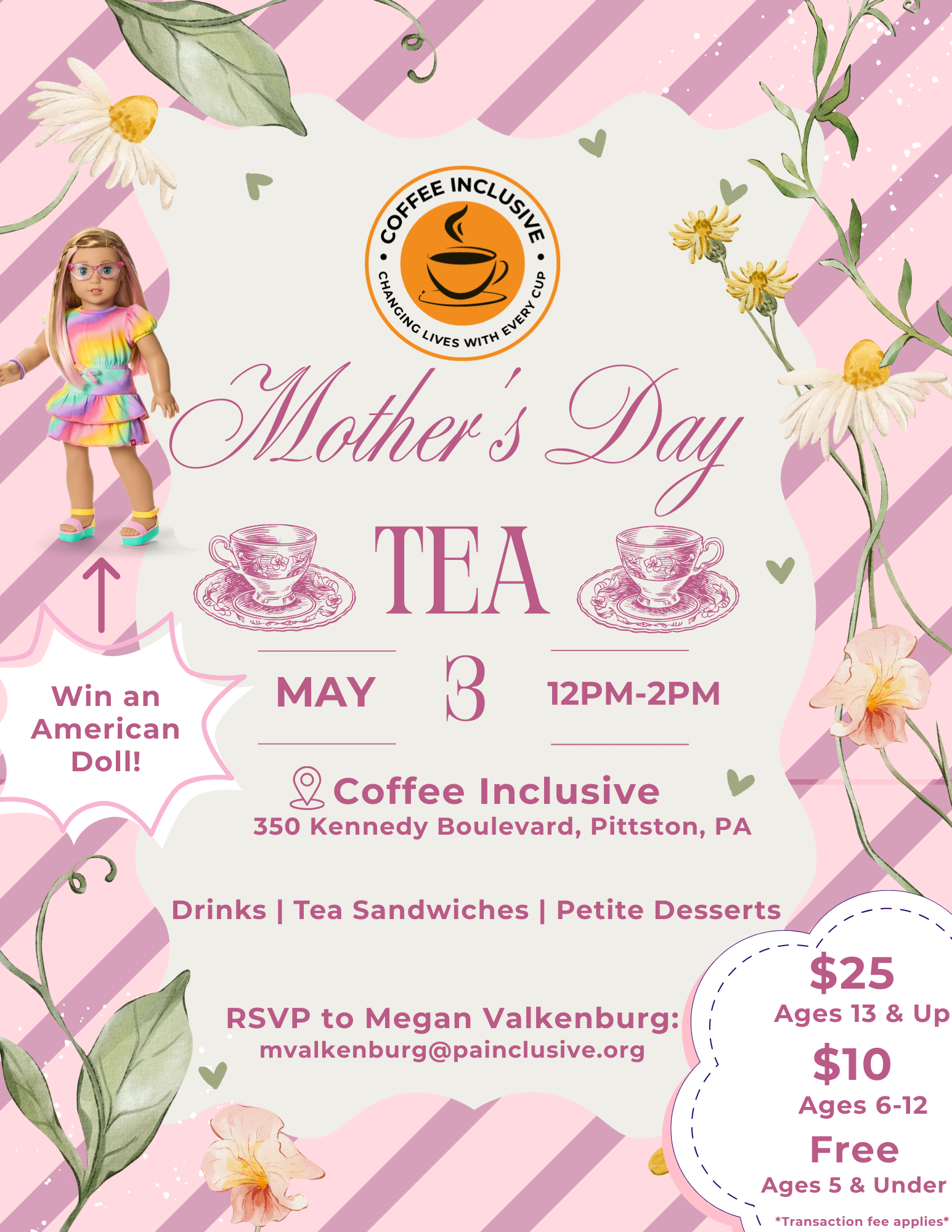 Mother's Day Tea Party at Coffee Inclusive
