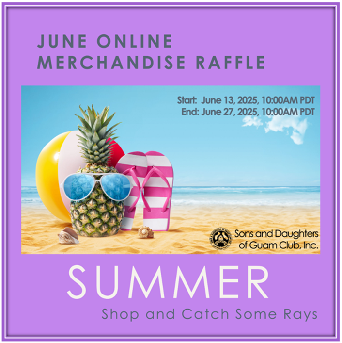 June Online Merchandise Raffle
