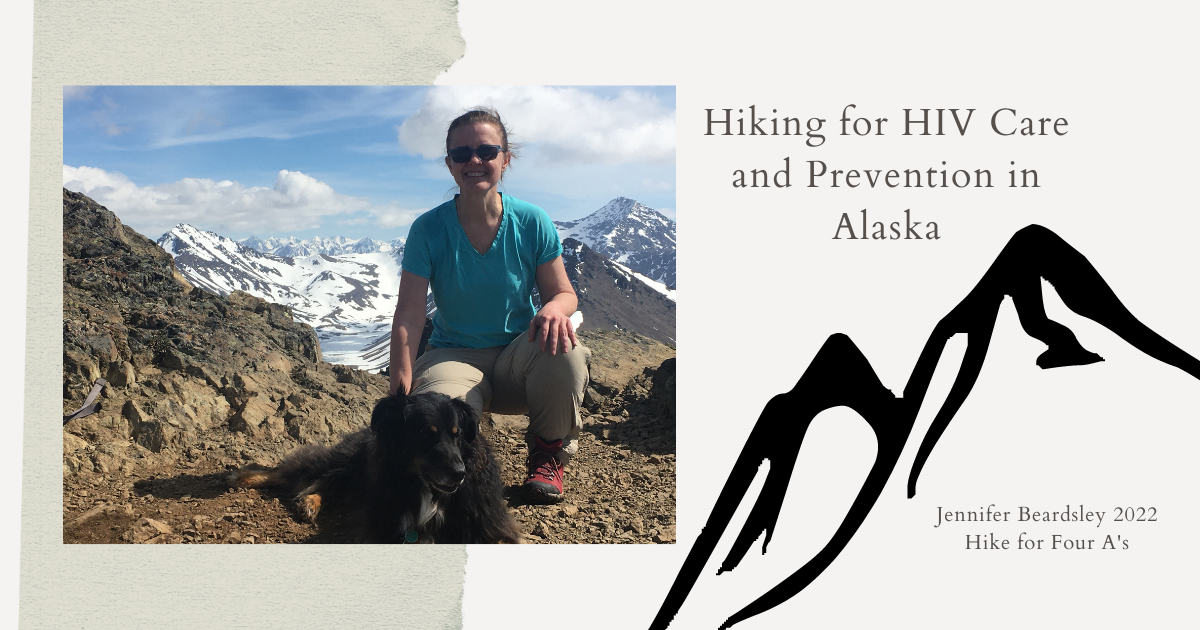 Jennifer Beardsley Hike for Four A's
