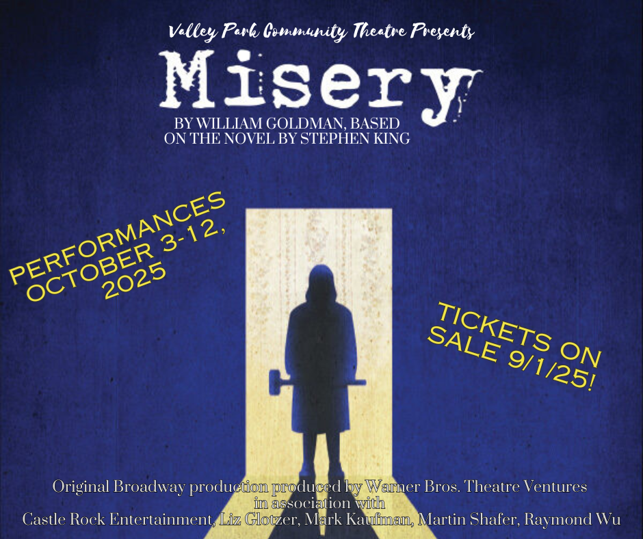 Stephen King's Misery stage play | Valley Park Community Theatre