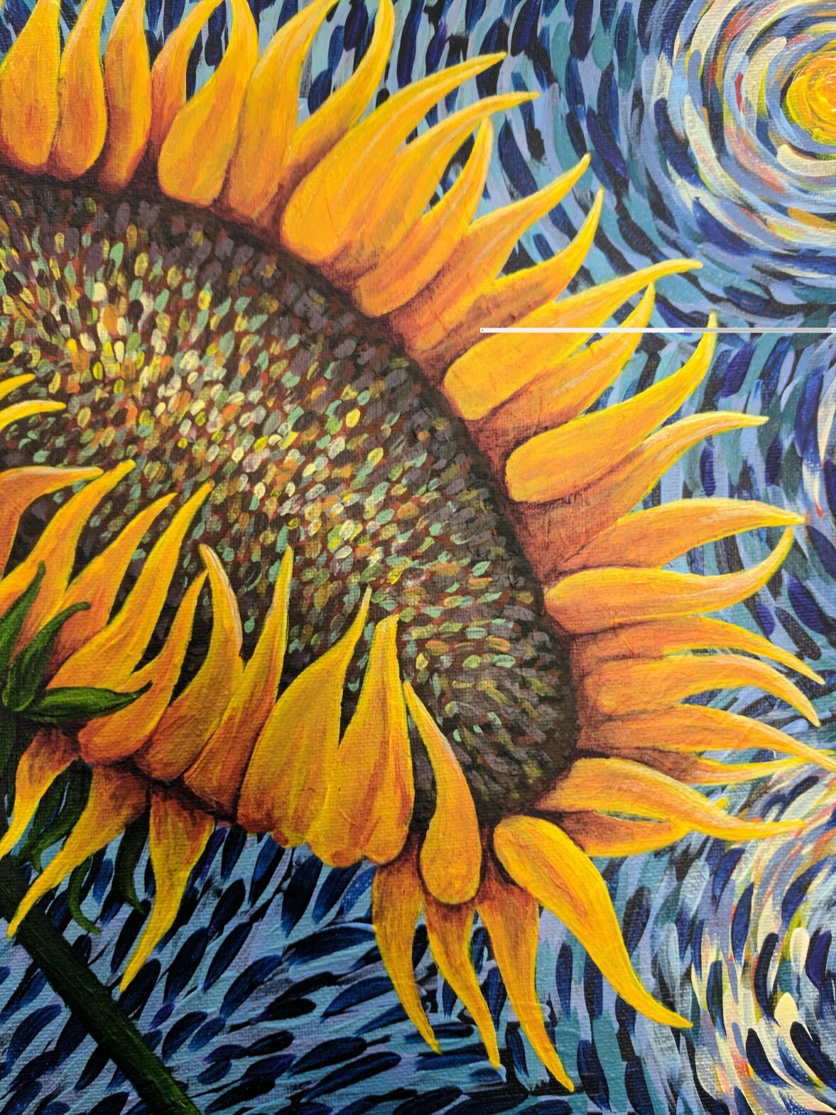 SUNFLOWER Paint Night for Yuri | Adam Mickiewicz Library & Dramatic Circle