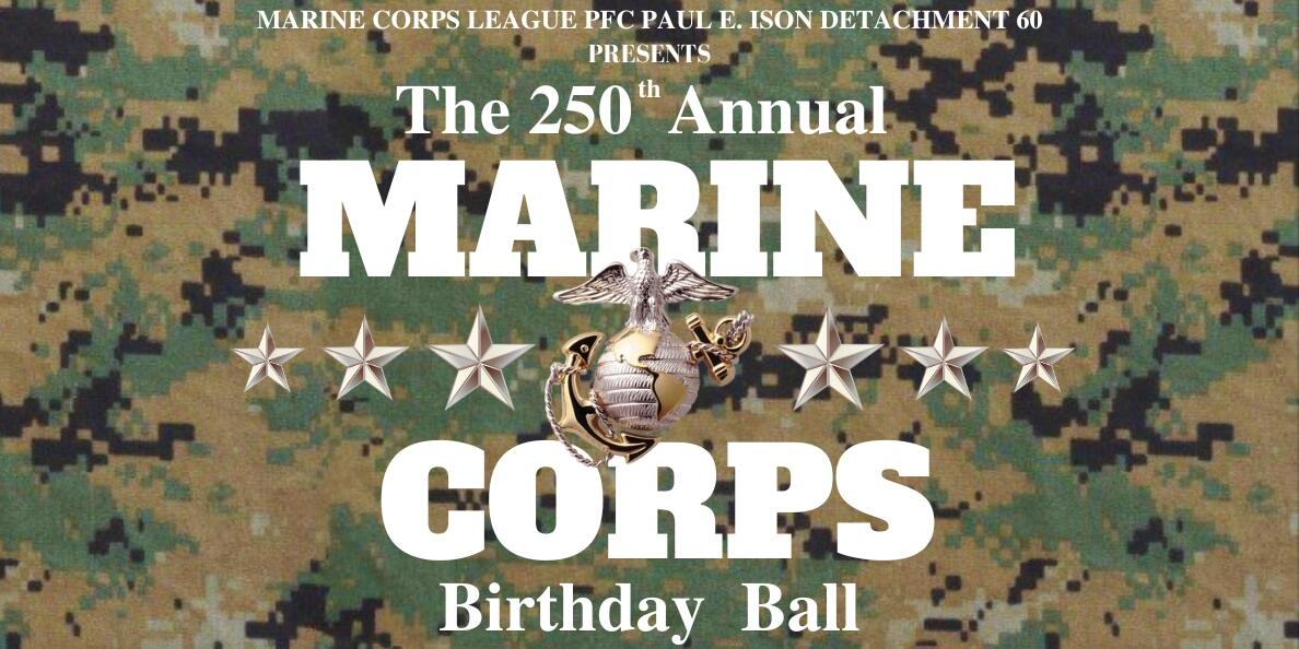 250th Marine Corps Birthday Ball Fort Myers, Florida | Marine Corps League PFC Paul E. Ison ...