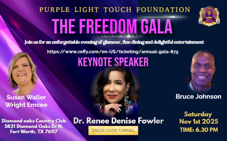 The Freedom Gala | Purple Light Touch Foundation