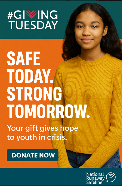 National Runaway Safeline Giving Tuesday | National Runaway Safeline