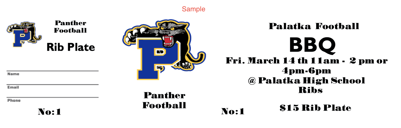 PHS Football Spring BBQ