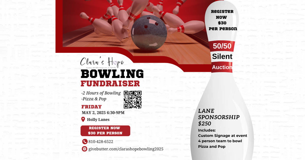 Bowling Fundraiser at Holly Lanes 2025