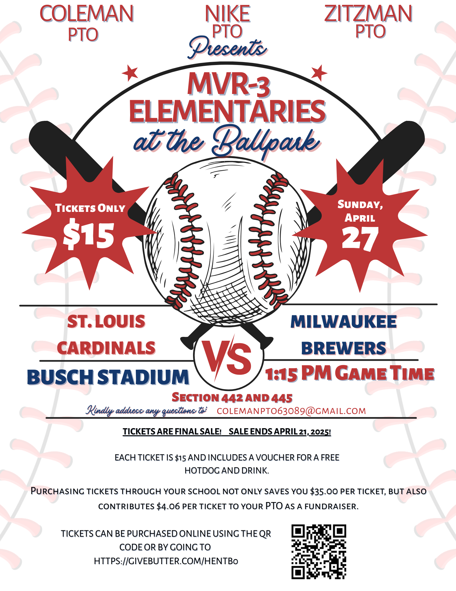 MVR-3 ELEMENTARIES AT THE BALLPARK
