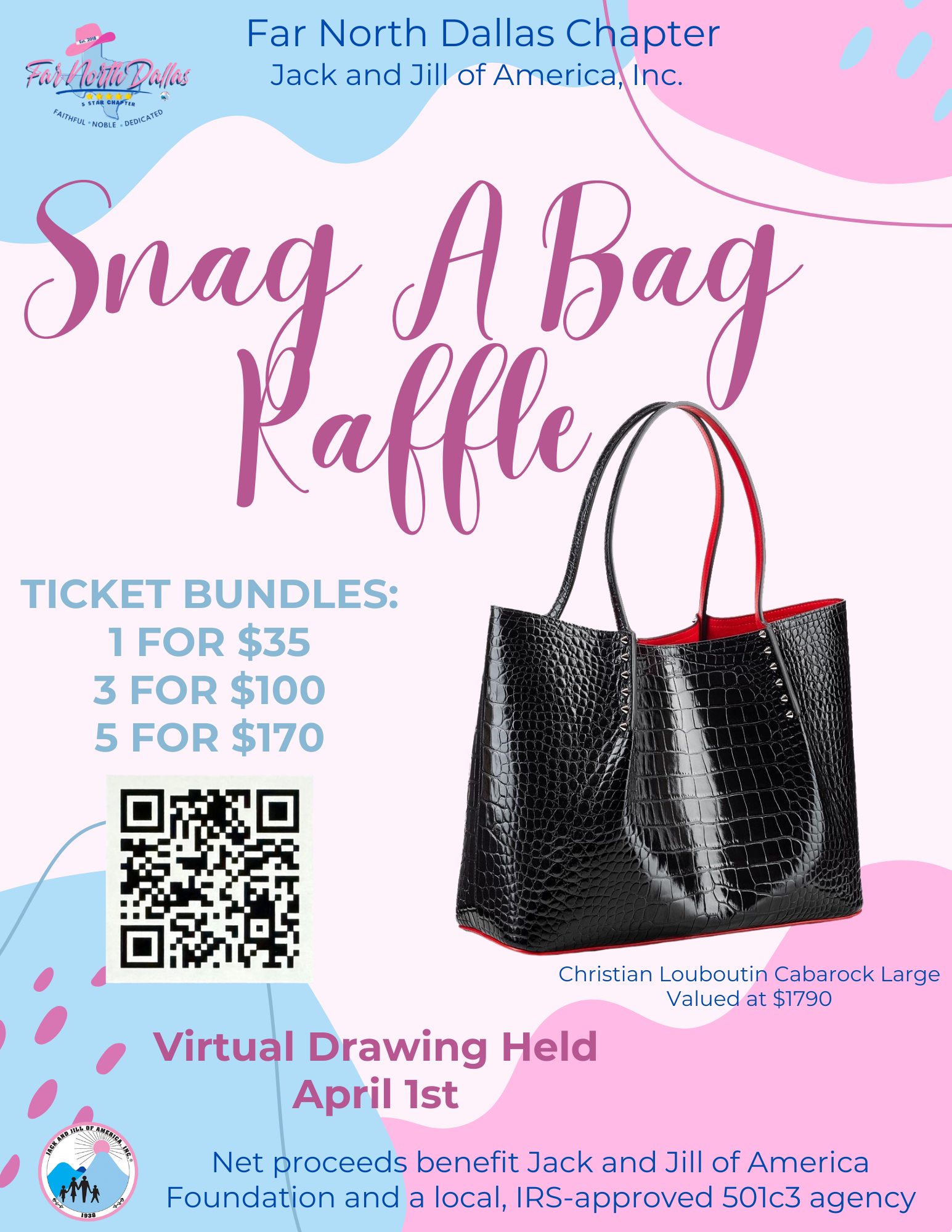 Snag A Bag Raffle | Jack & Jill of America Inc