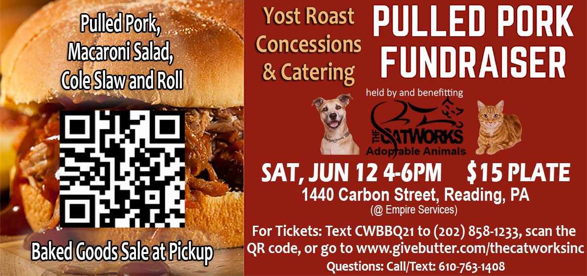 The Catworks Inc - Pulled Pork Fundraiser