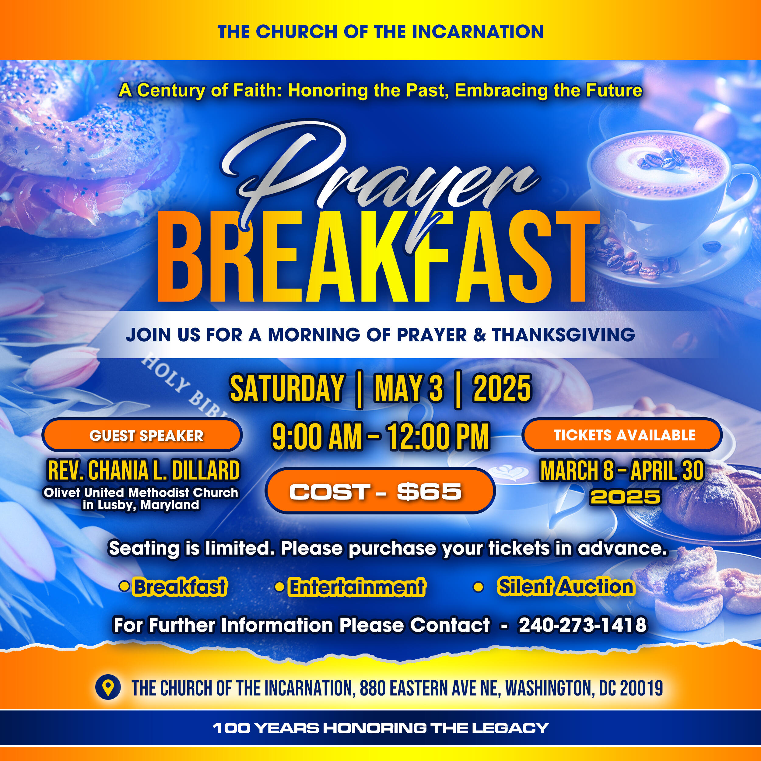 100th Anniversary Prayer Breakfast | Incarnation Church DC