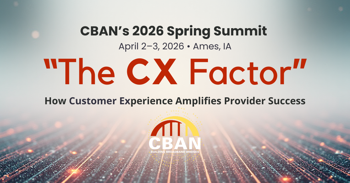 Sponsor the 2026 CBAN Spring Summit | Community Broadband Action ...