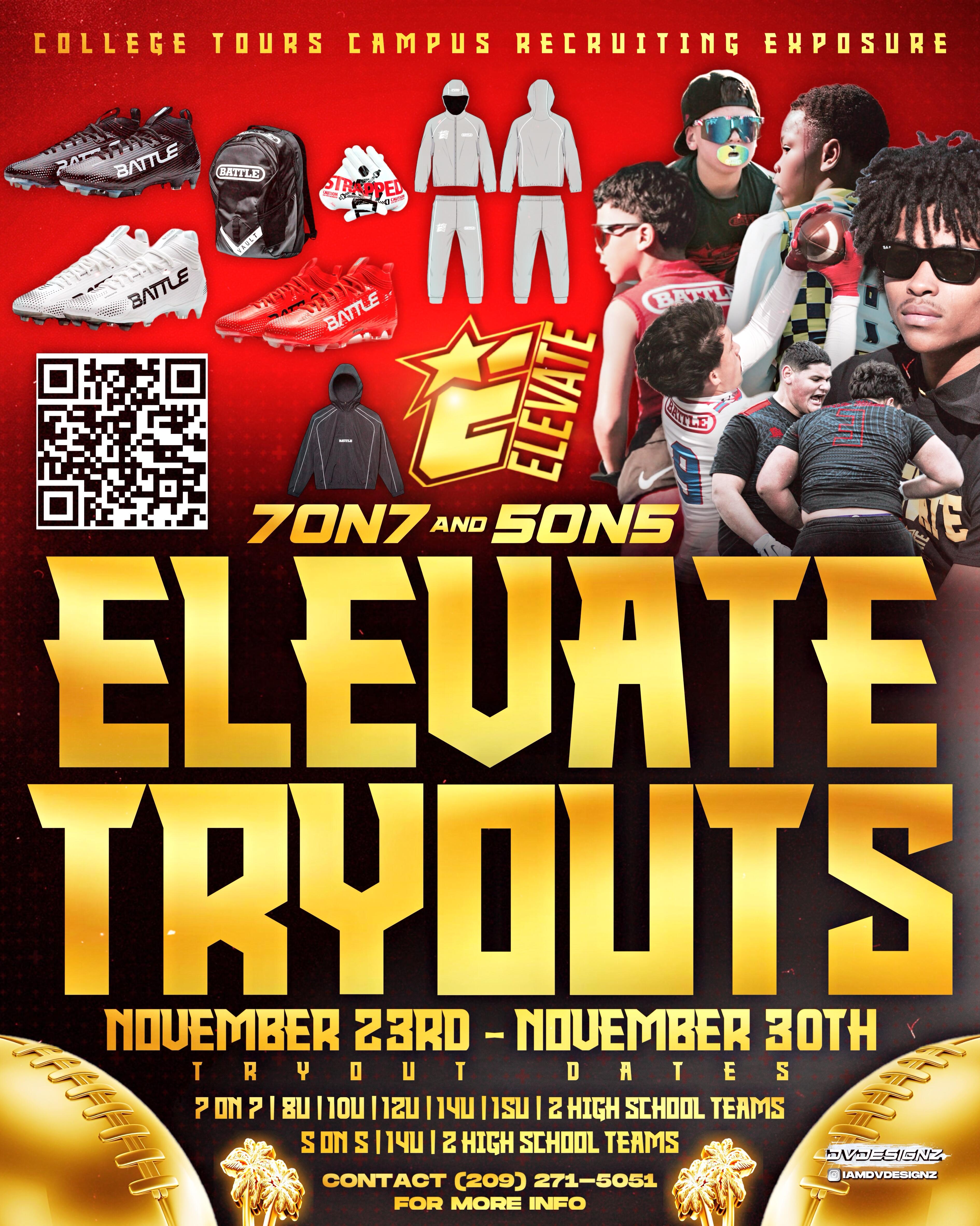 Team Elevate Boy Tryouts | Team Elevate 7on7