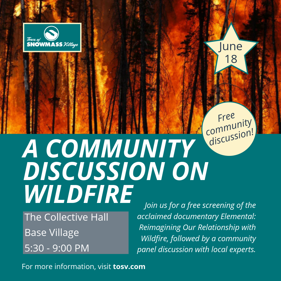 Wildfire: A Community Discussion + Film Showing | Roaring Fork Valley ...