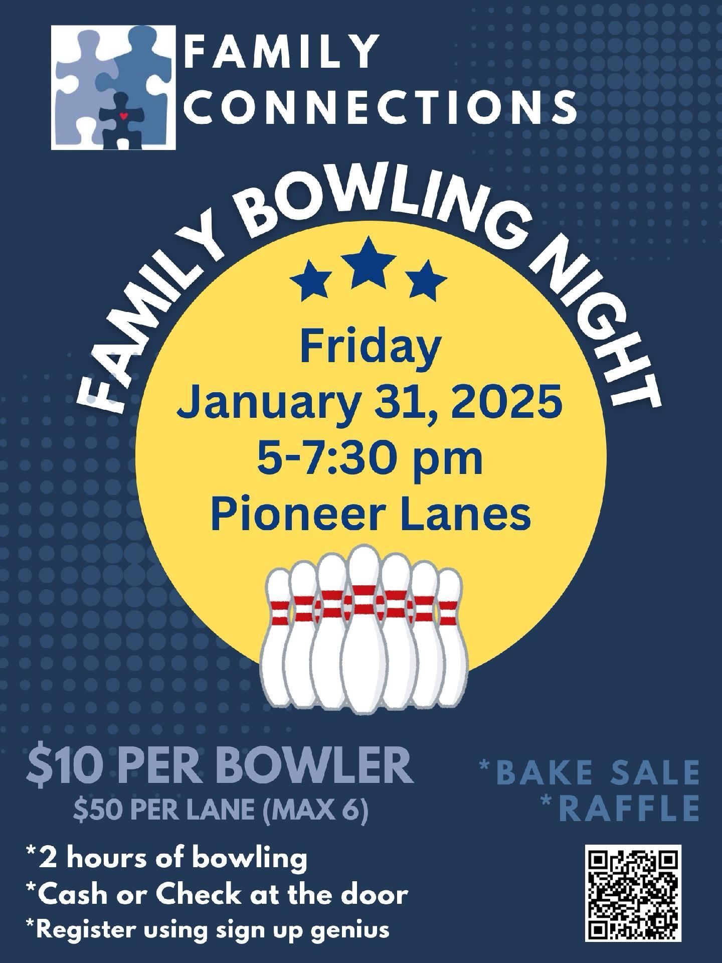 Family Connections Bowling Fundraiser