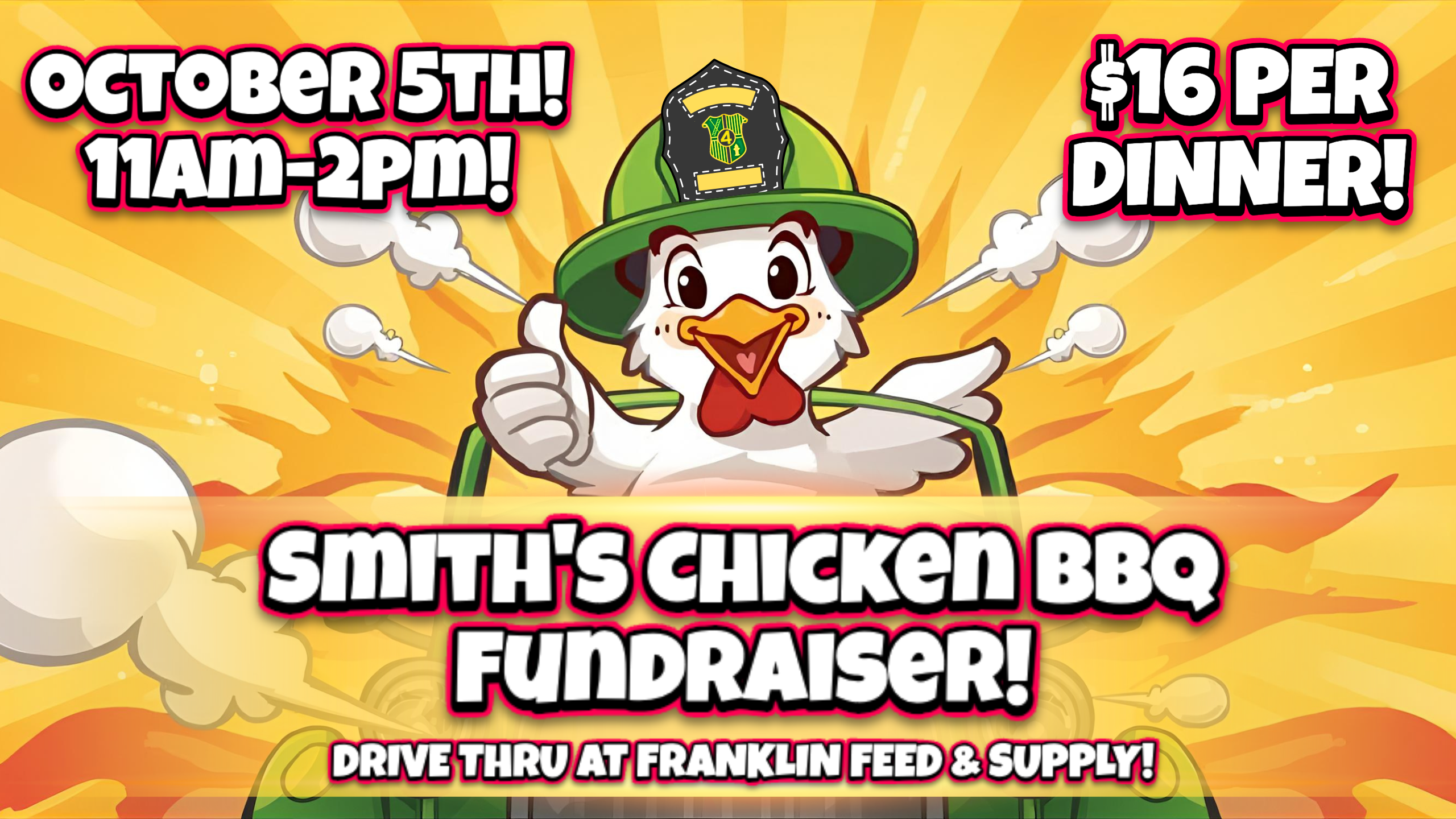 Smith's BBQ Chicken Fundraiser for Franklin Fire Company! | Franklin ...