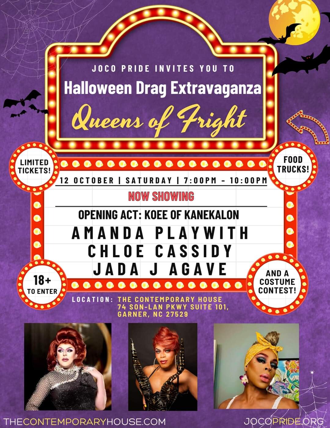 Hallo Pride Drag Show Oct 12th 2024 | Joco NC Pride Inc