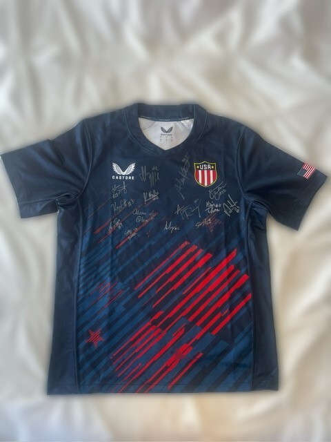 USA Women's Olympic 7's Rugby Bronze Medalist Signed Jersey and Ball!