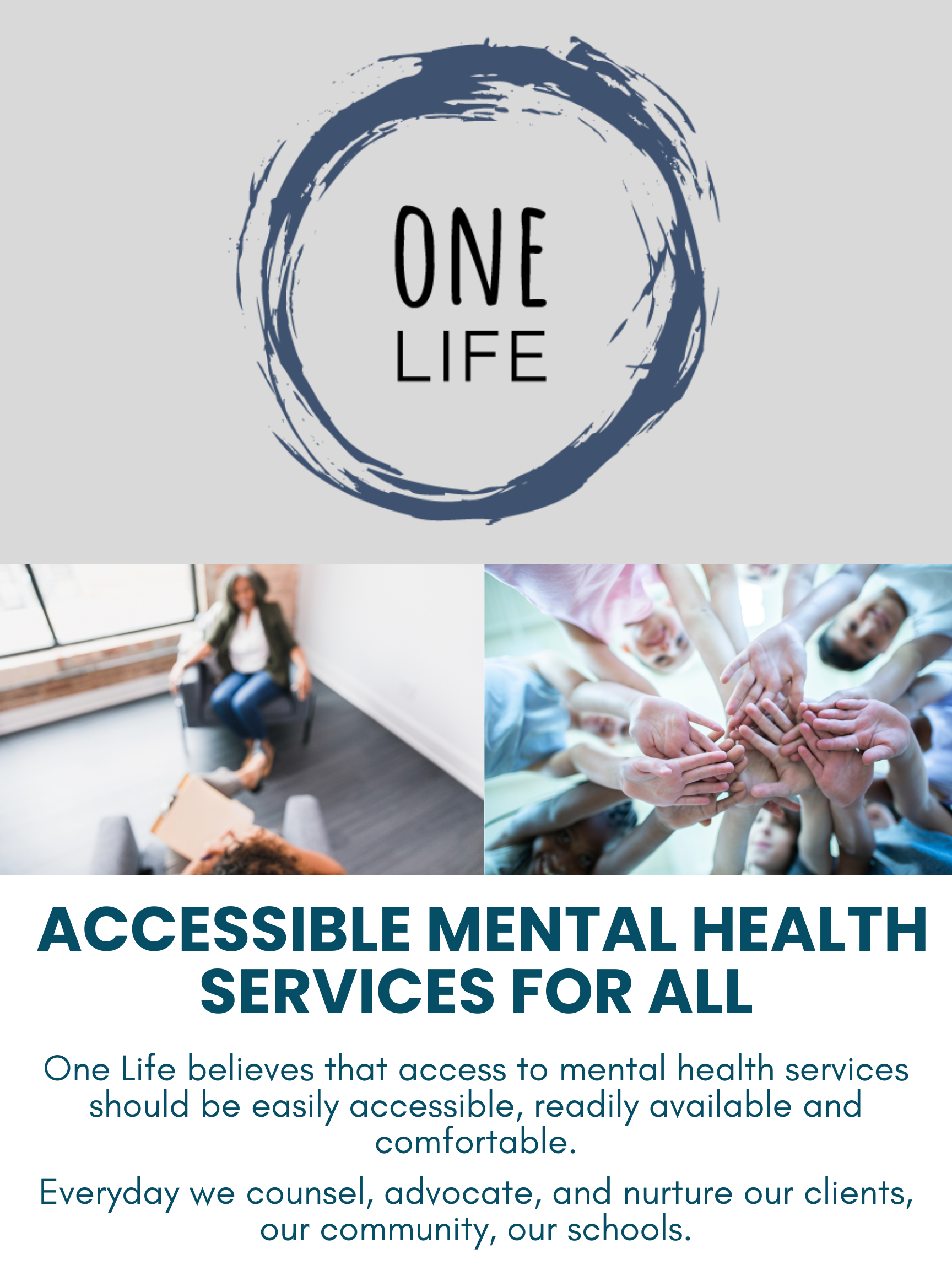 Support One Life Counseling during Mental Health Awareness Month
