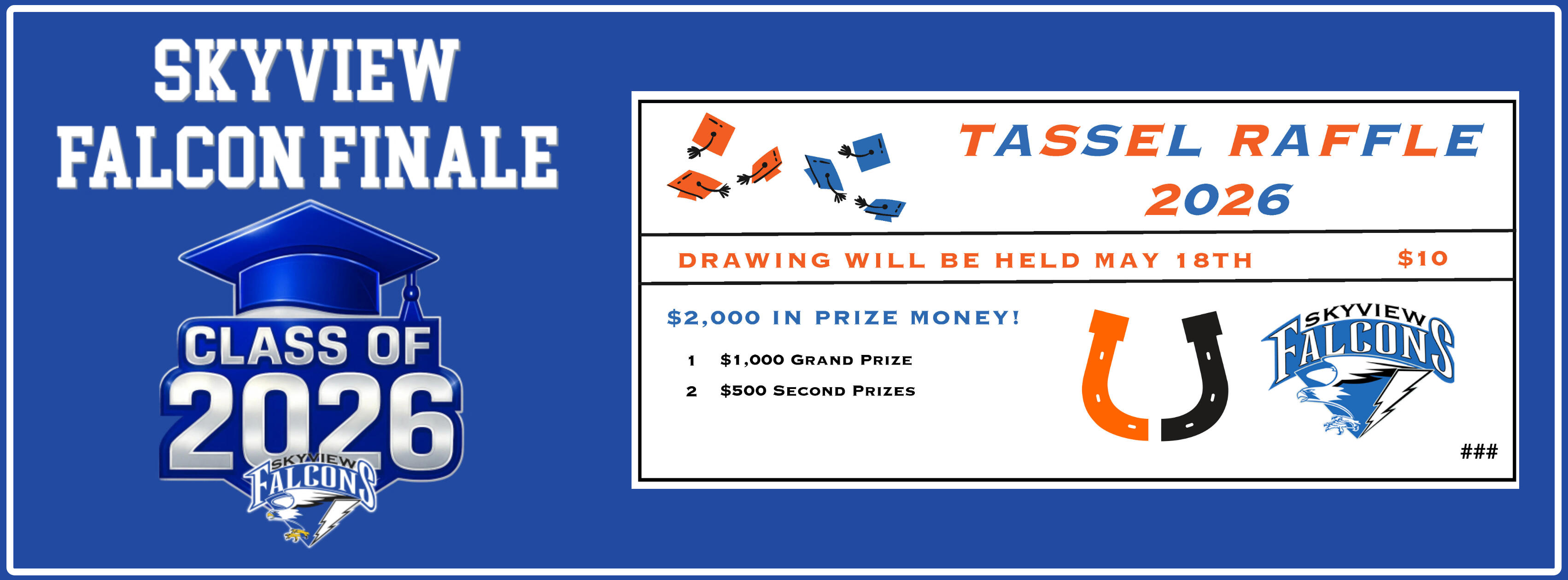 Falcon Finale Tassel Raffle 2026 | Skyview Falcon Finale