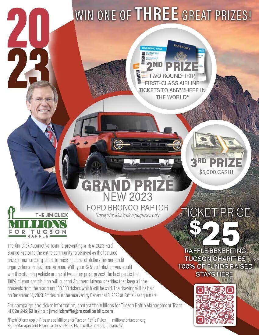 2023 Ford Bronco Raptor Raffle | Parent Aid
