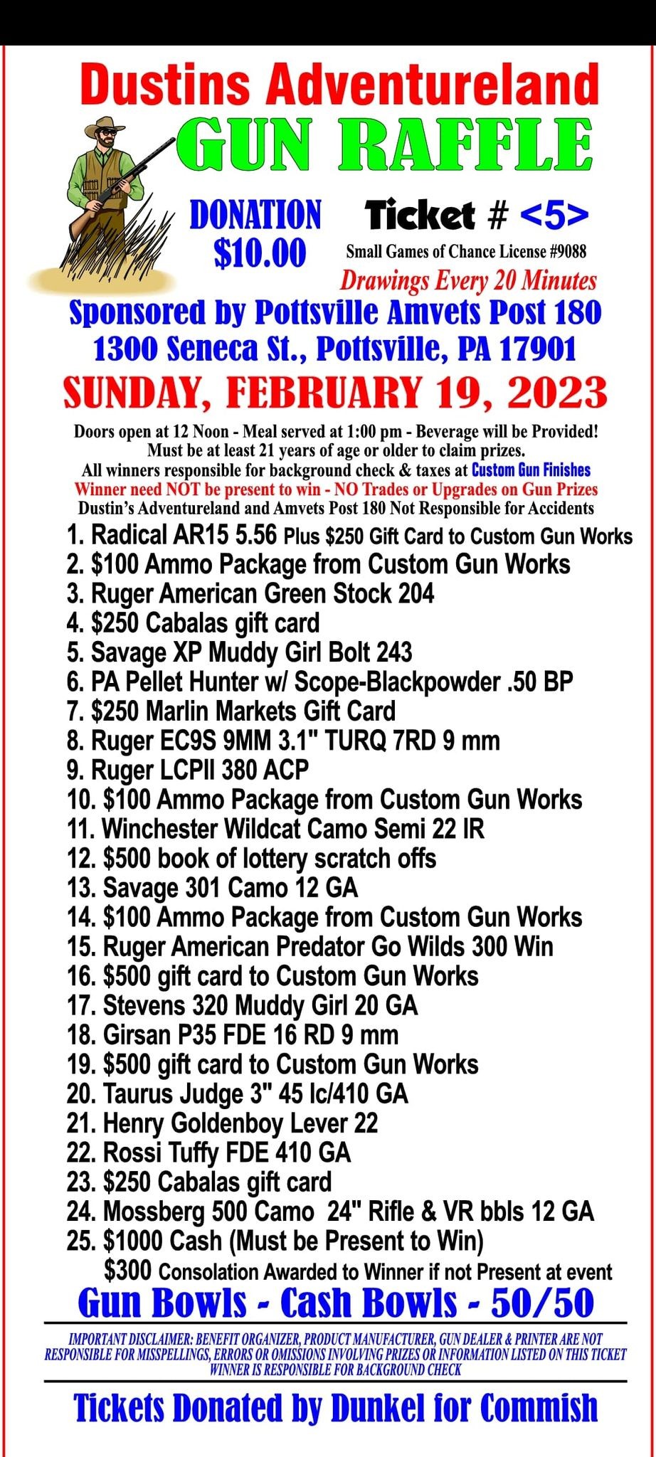 Gun Raffle 2023