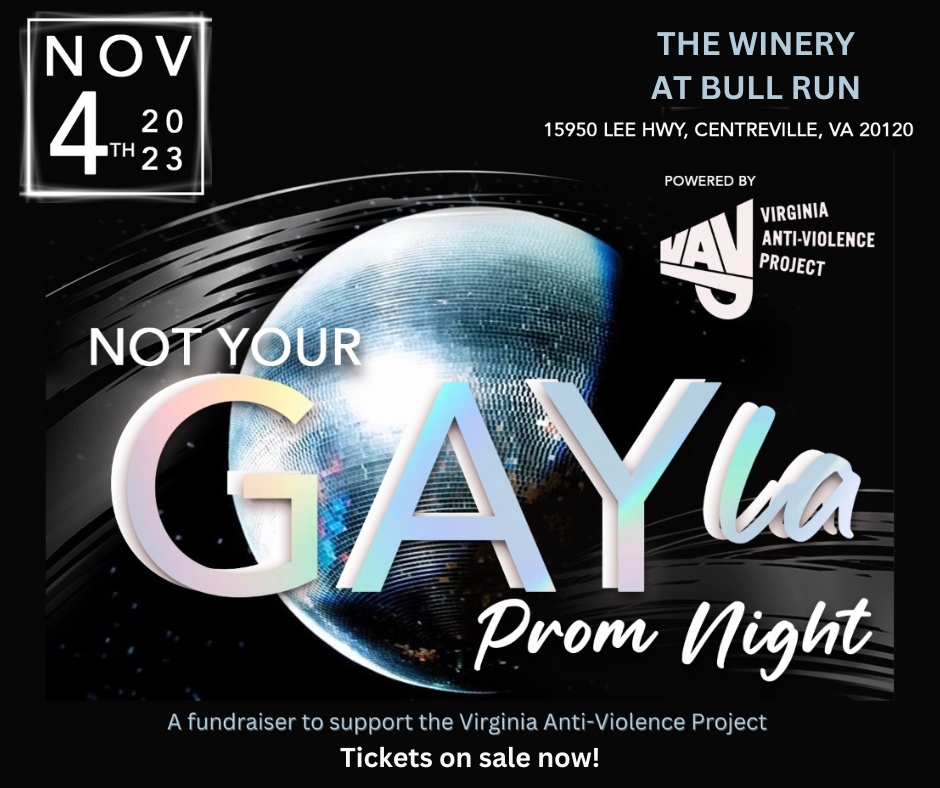 Not Your GAYla: Prom Night: VAVP Fall Fundraiser 2023
