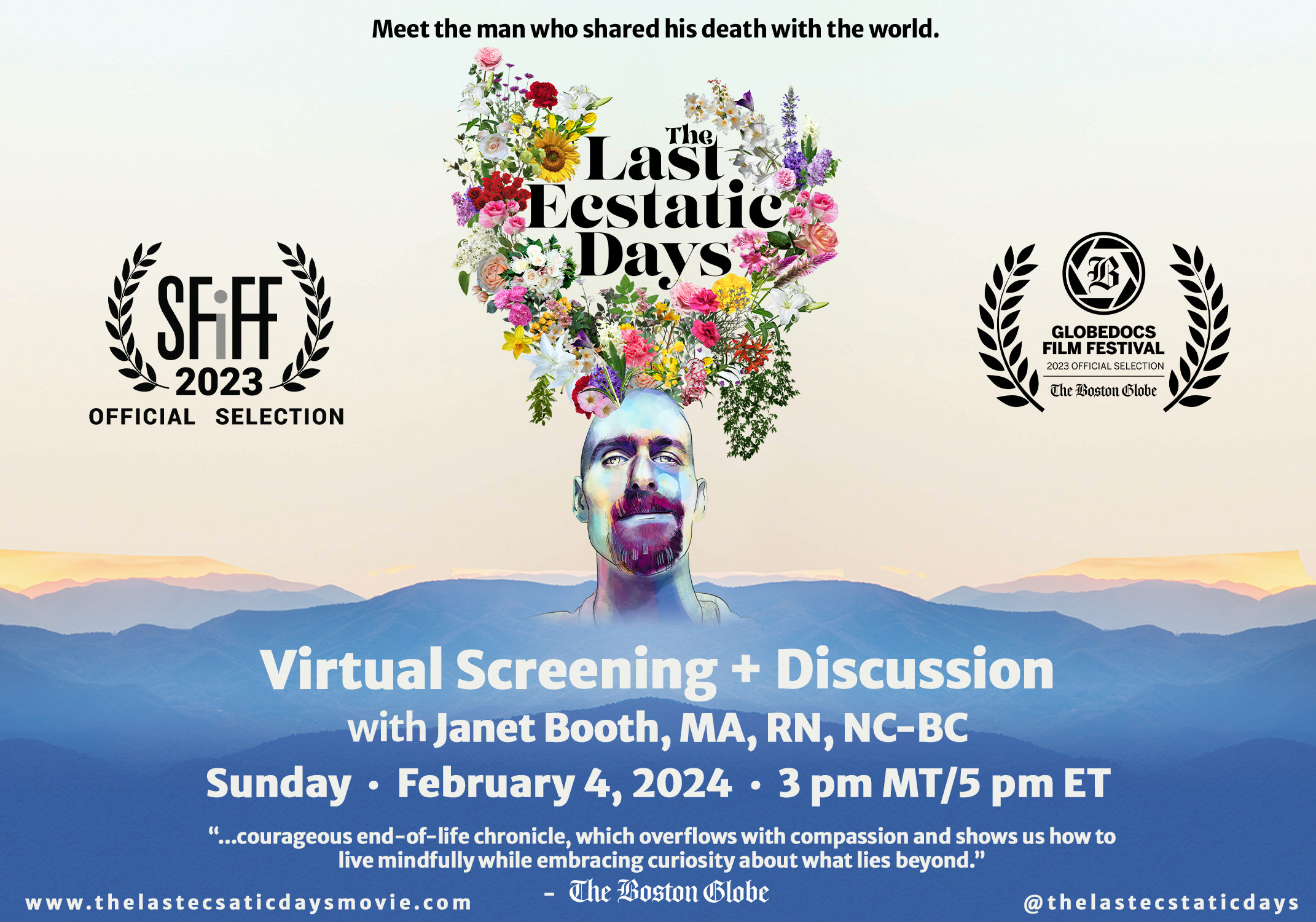 The Last Ecstatic Days Impact Screening with Jan Booth on 2/4/24 | The ...